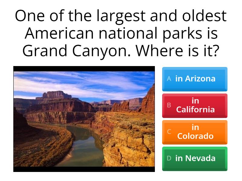 US national parks - Quiz
