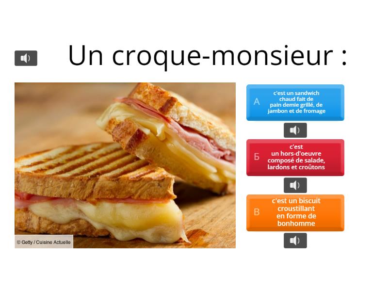 Quiz gastronomique : Connaissez-vous la cuisine français? - Cuestionario
