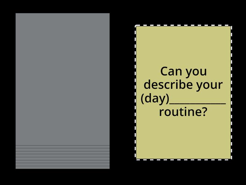 word building B1/B1+ warm up questions part 1 - Speaking cards
