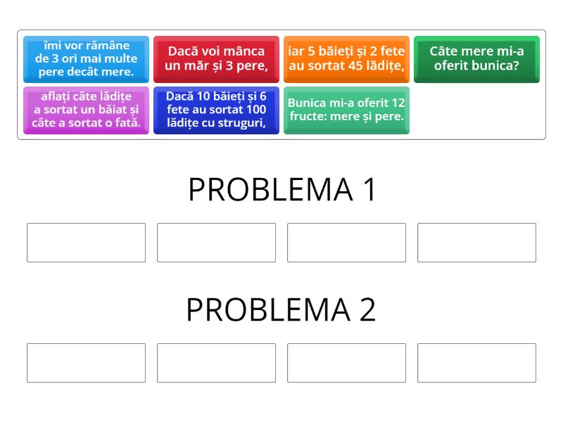 METODE DE REZOLVARE A PROBLEMELOR - Group sort