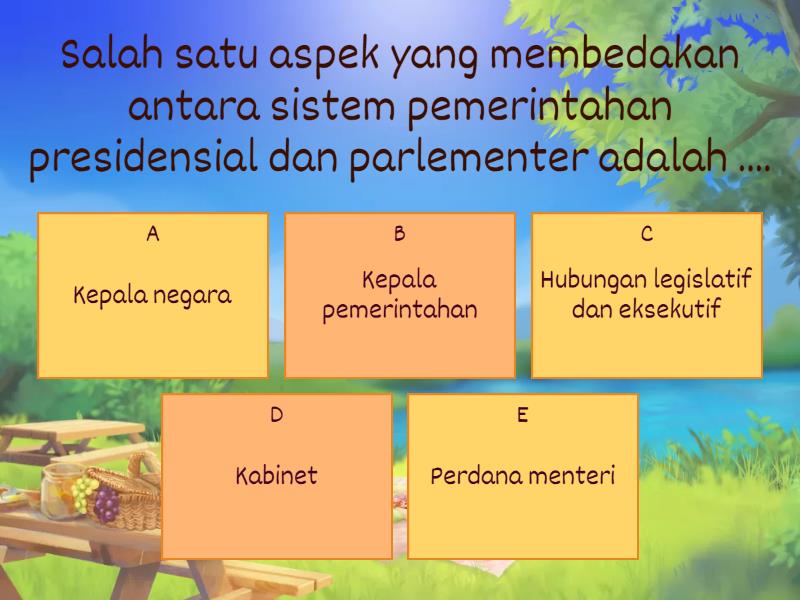 Sistem Pemerintahan Indonesia Quiz 