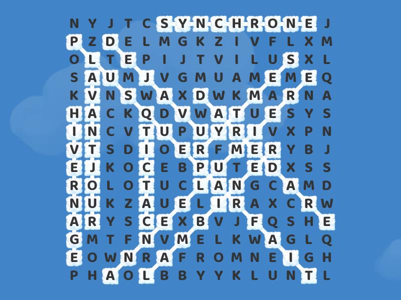 Jeu interactif - Wordsearch