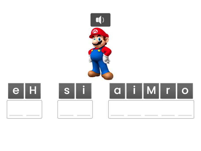 Description: Listen and write - Anagram