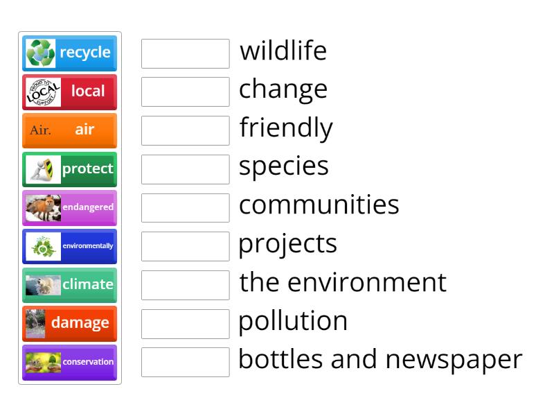 Empower B1+ Unit 5A Vocabulary - Match up