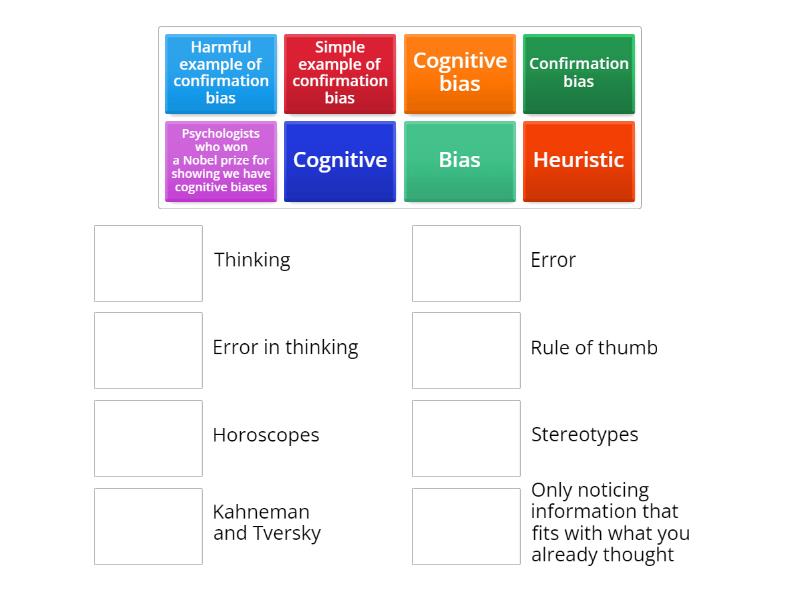 Confirmation Bias - Match up