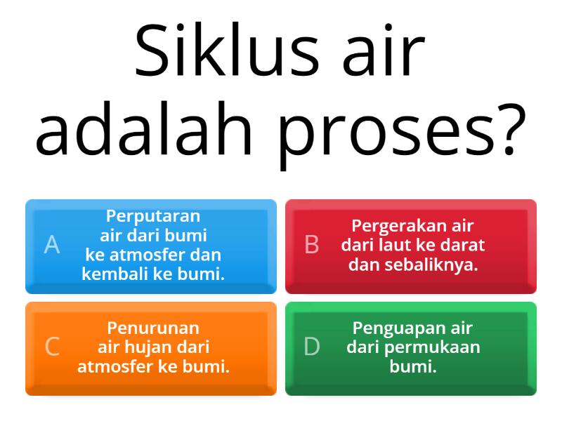 SIKLUS AIR - Quiz