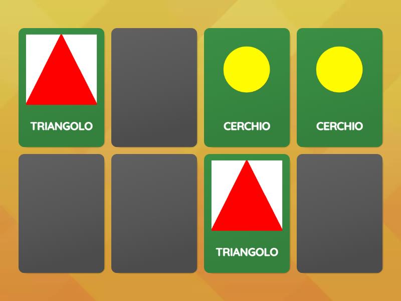 MEMORY DELLE FORME GEOMETRICHE - Matching pairs