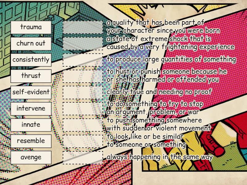 TYF | Fluent | Gold Unit - Words Alive 3 - Match up