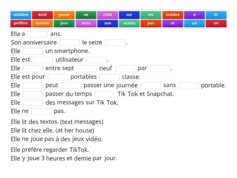 Raely missing words - Complete the sentence