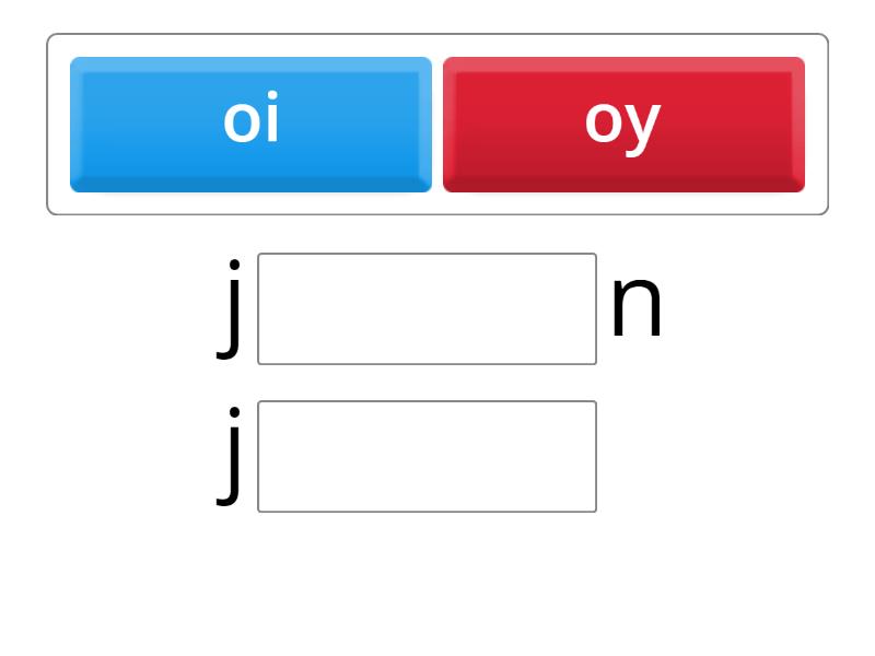 Unit 12 oi & oy words - Complete the sentence
