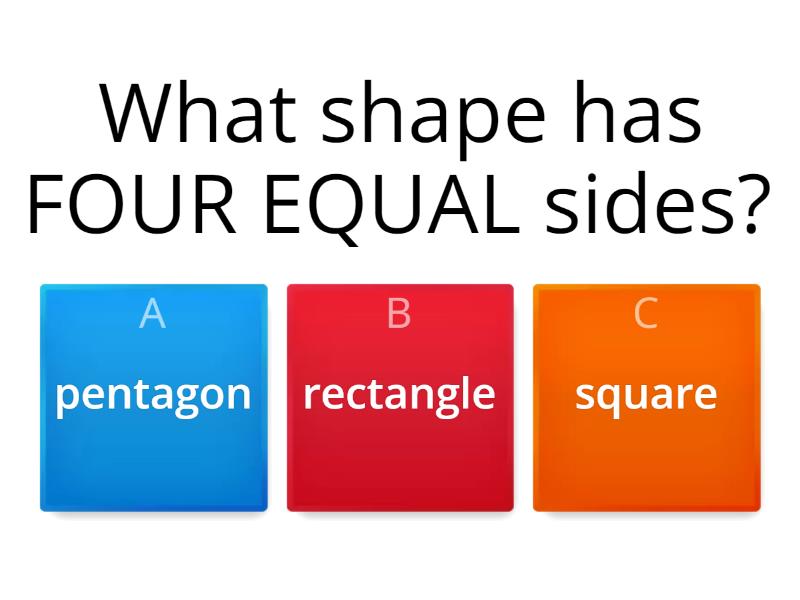 2D shapes - Quiz