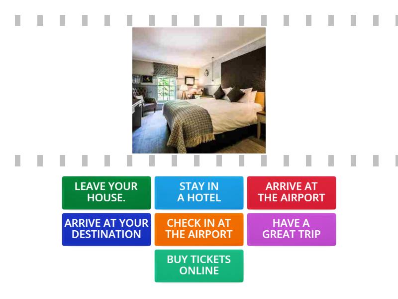 UNIT 9 TRAVEL ARRANGEMENTS - Find the match