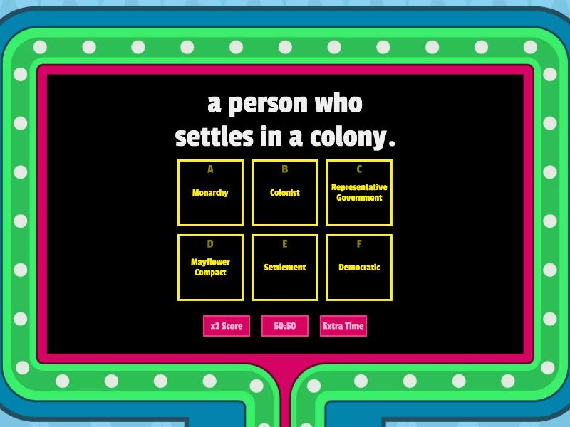 Social Studies: Unit 3. Lesson 1 Gameshow quiz - Concurso de preguntas