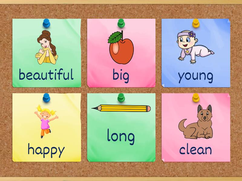 Kid's box 1, unit 4-5 opposites - Flip tiles