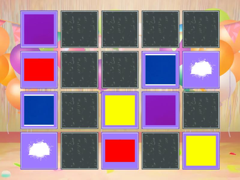 COLORS Grade 2 - Matching pairs