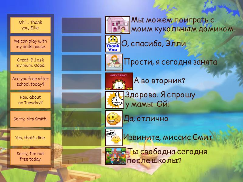 FF 2 Fluency time 3 - Match up