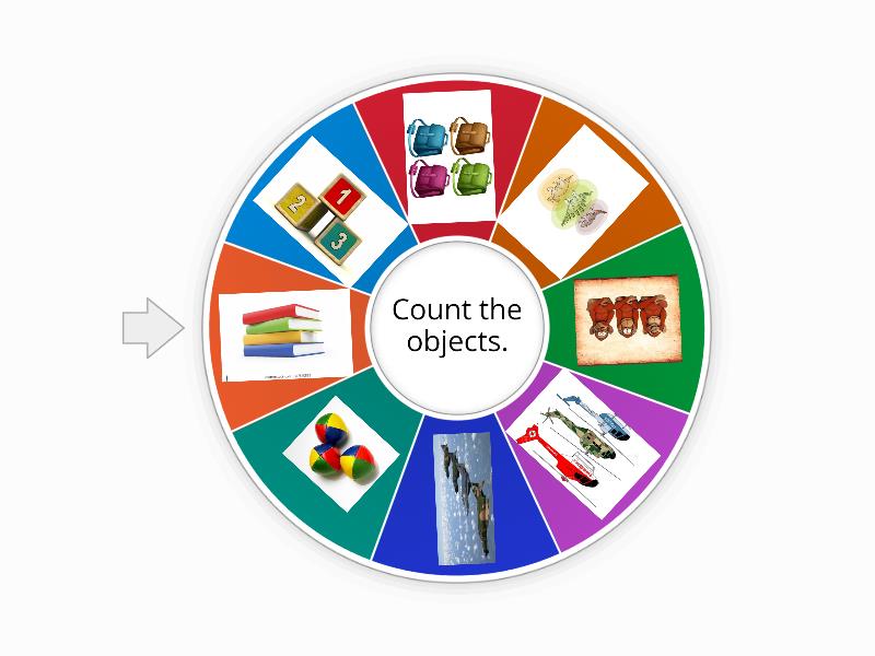 Count the Objects - Spin the wheel