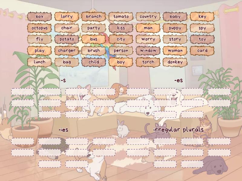 Plurals 2 - Group sort