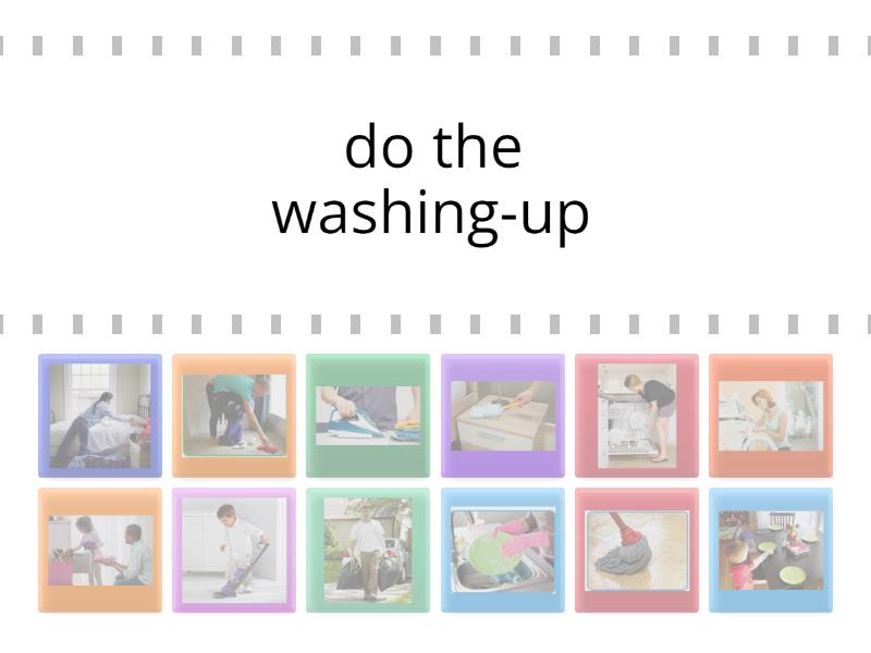 Housework EF PI U4a - Find the match