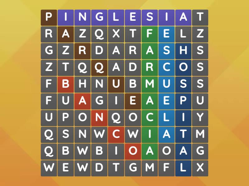 Mi ciudad - Wordsearch