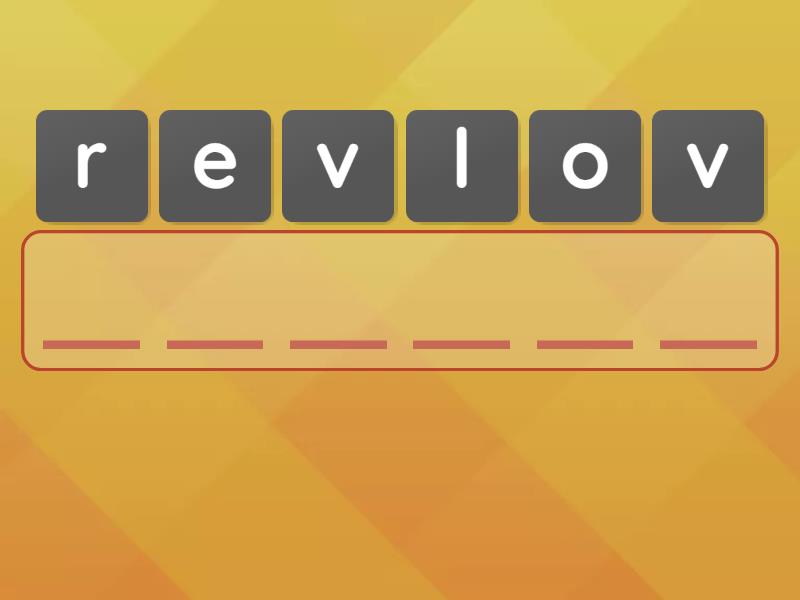 U5. Verbos Irregulares 1 - Anagrama