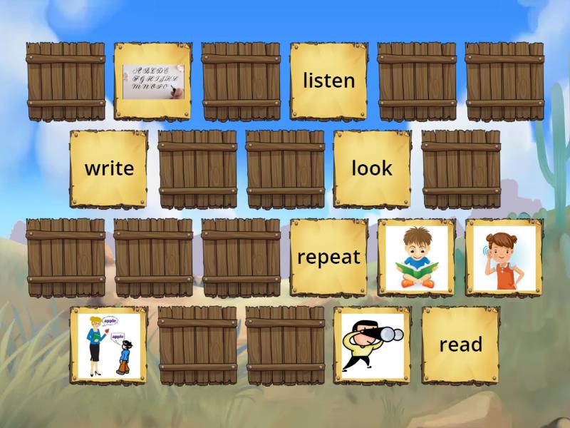 Instructions - Matching pairs