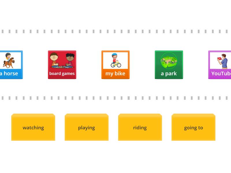 Verb practice - Speed sorting