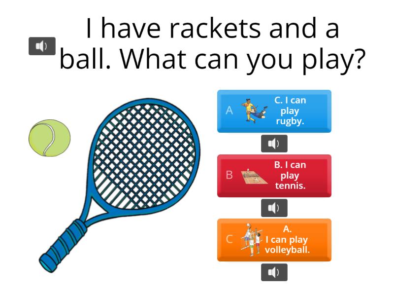 What sport can you play? - Quiz