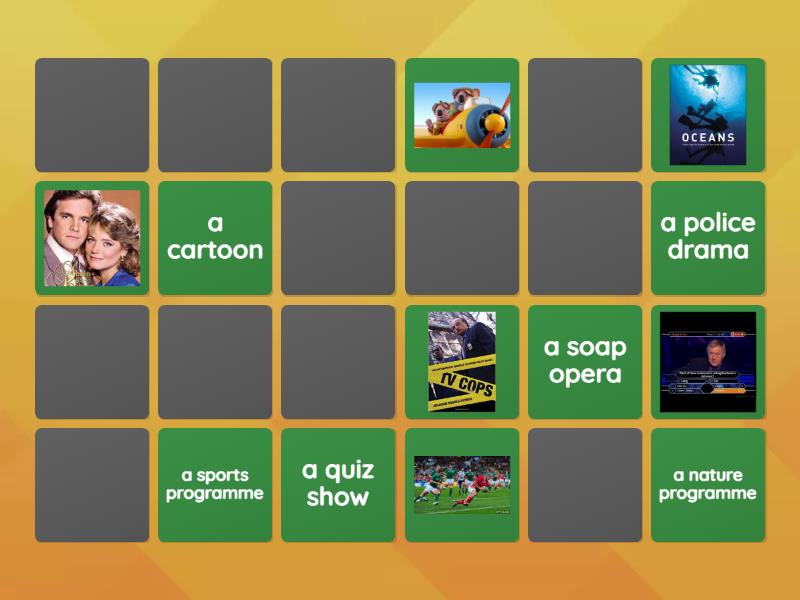 Project 2 Unit 6 TV shows - Matching pairs