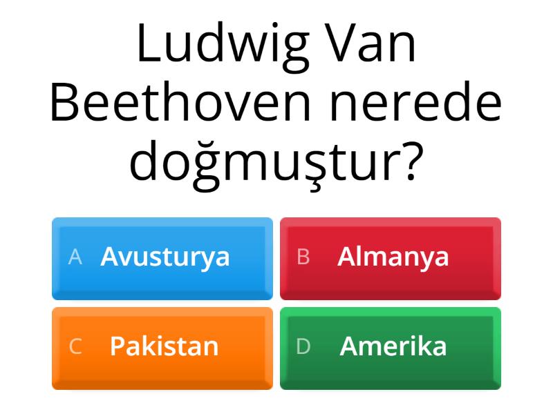 Ludwig Van Beethoven Vildan Yilmaz - Quiz