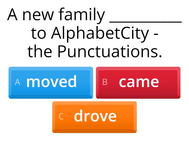 Punctuation, Part 1 - Quiz