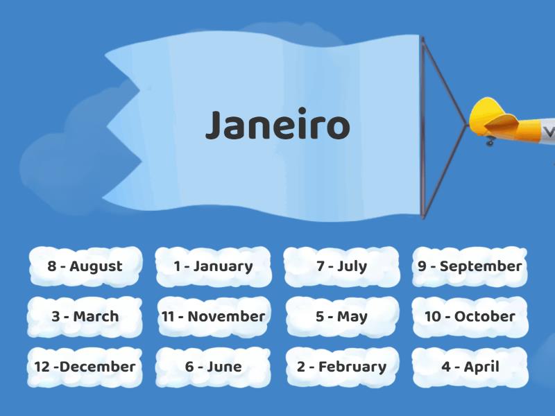 Months of the year - Find the match