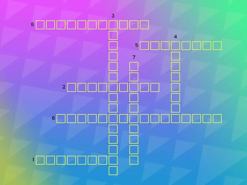 Unit 3_Word Store 3A - Crossword