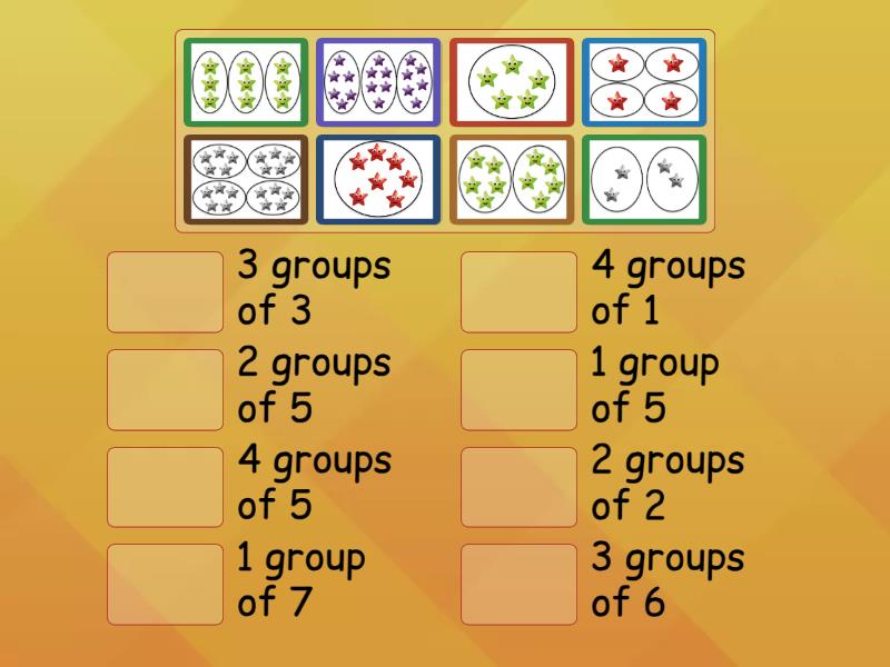 'Groups Of' in pictures - Match up