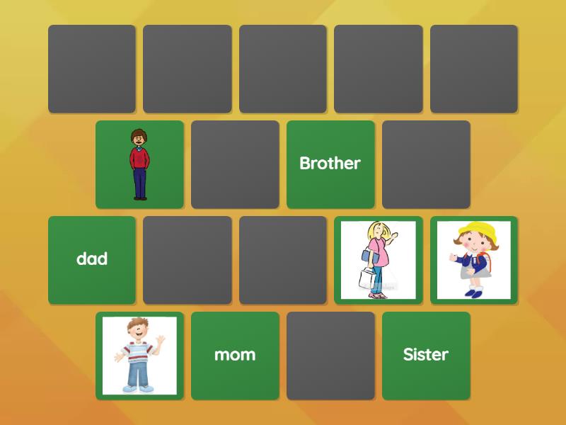 Memory Game Family - Matching pairs