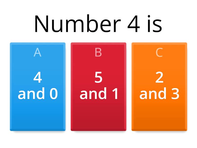 Make number 4 and 5 - Quiz