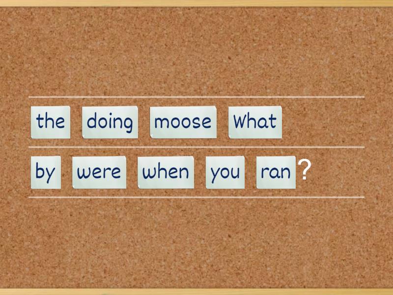 ET5 U7 Practice time - Unjumble