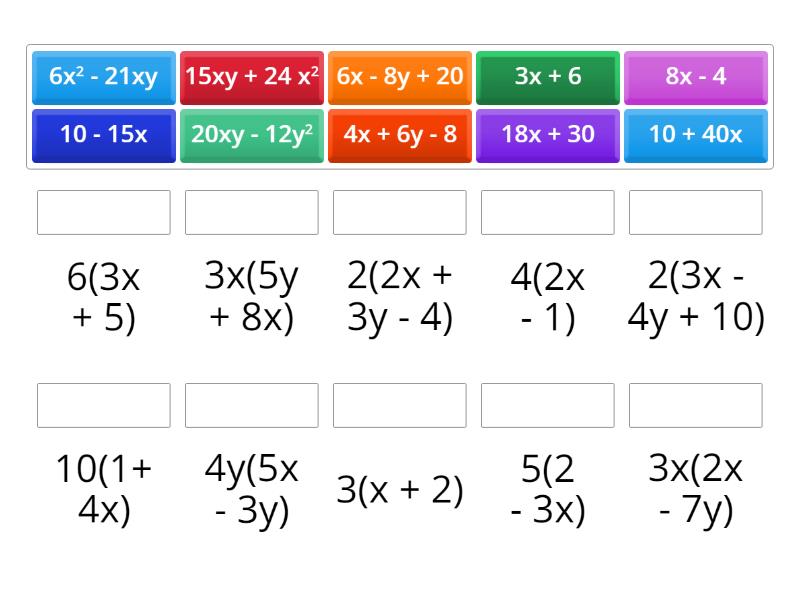 2.4. Expanding brackets_1 - Match up