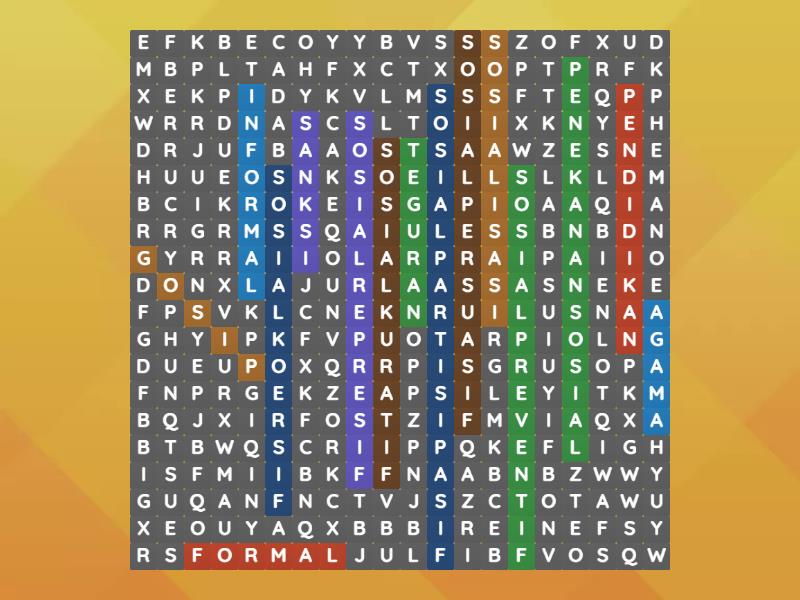 pengendalian sosial - Wordsearch