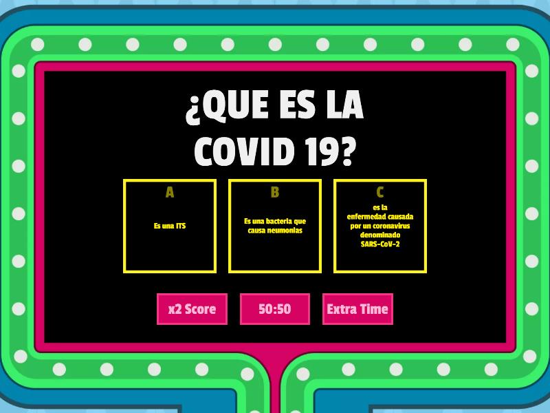 JUEGO COVID 19 - Gameshow quiz