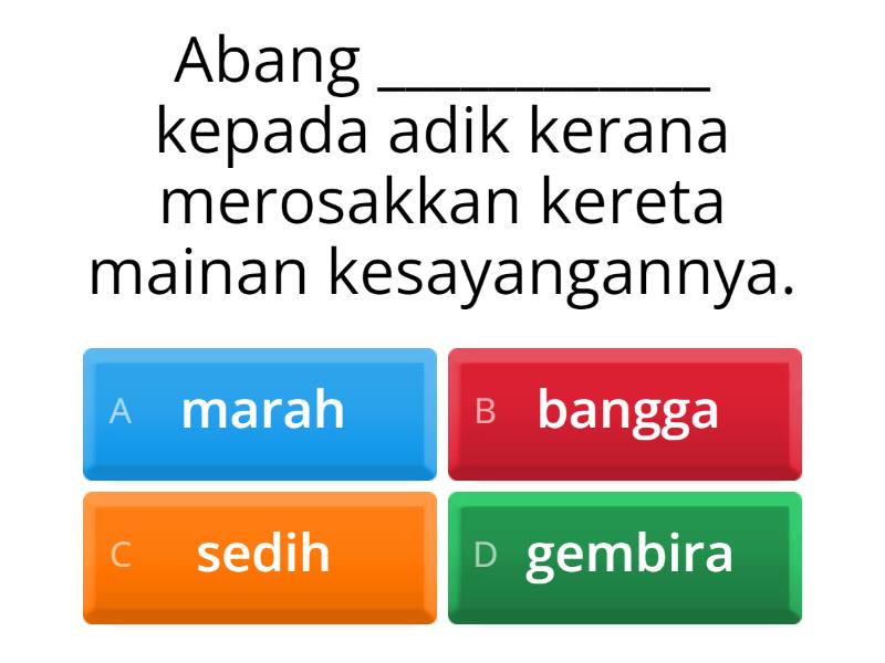 Pilih jawapan yang betul. - Quiz