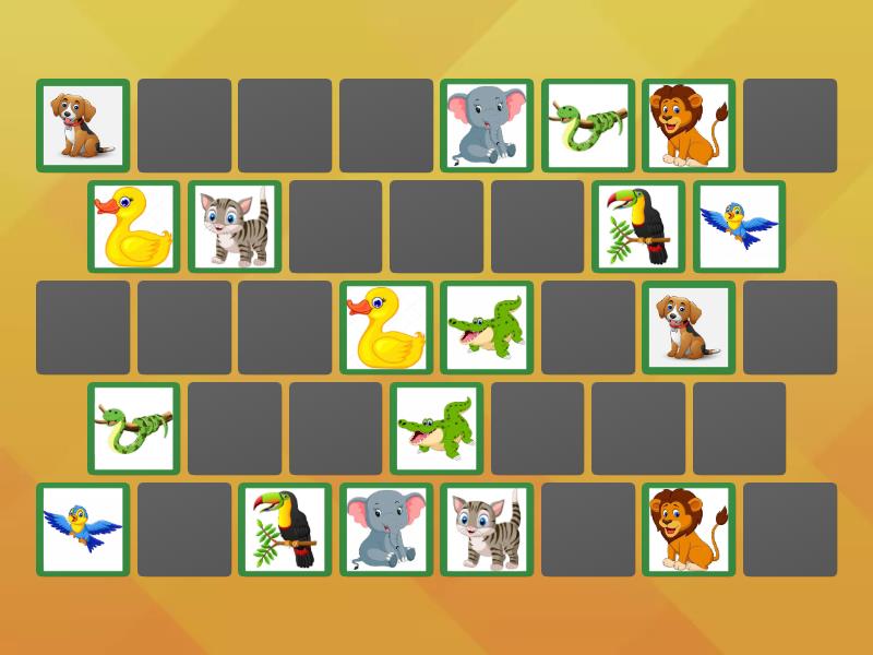 Encuentra las Parejas - Matching pairs