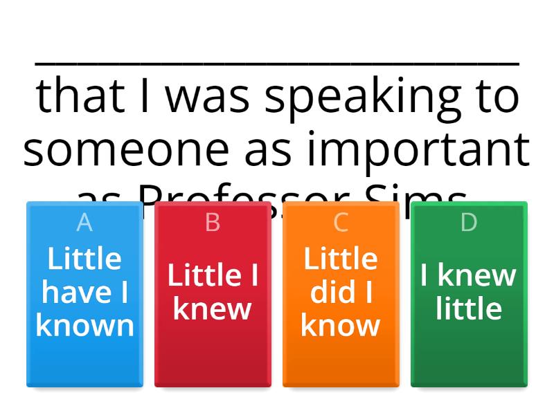 CAE Inversions - Quiz