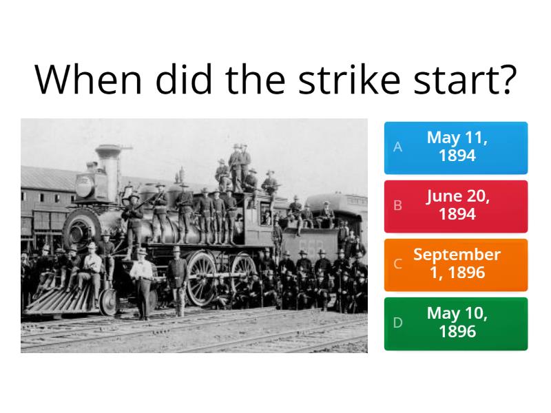 Pullman Strike - Quiz