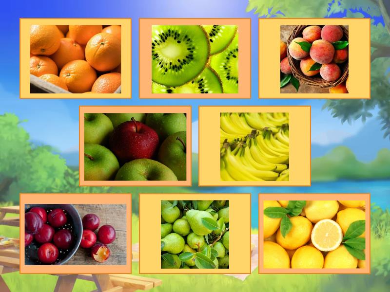 Fruit - Flip tiles