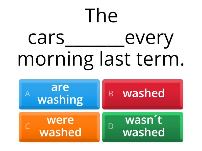 Passive past simple - Quiz