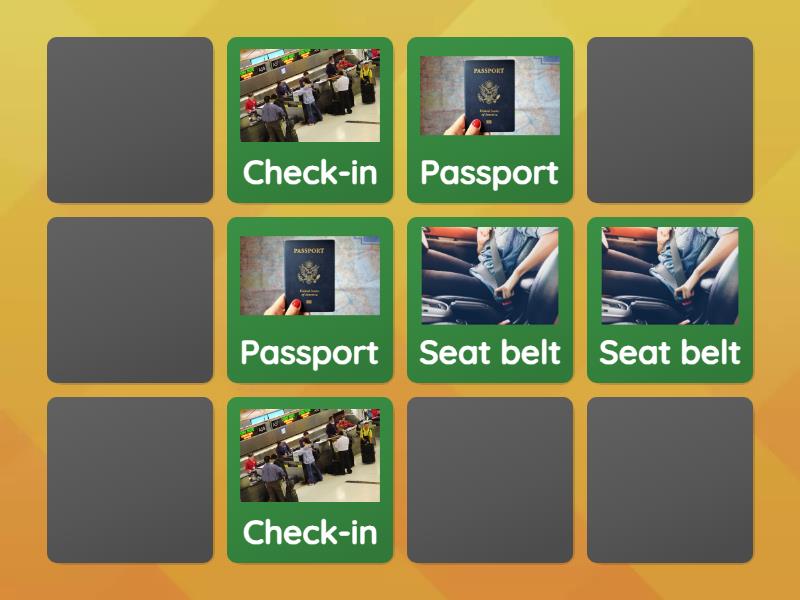 Airport - Matching pairs