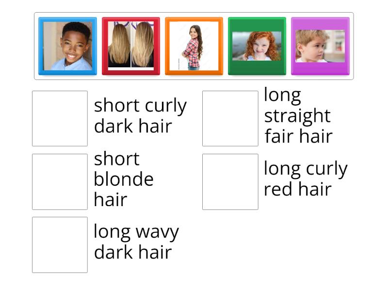 Describing hair - Match up