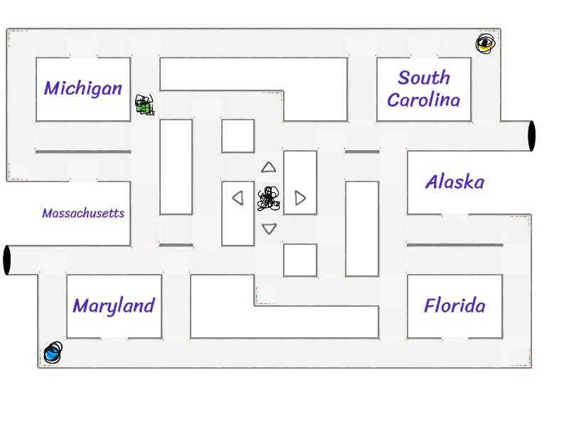 Geography - Maze chase