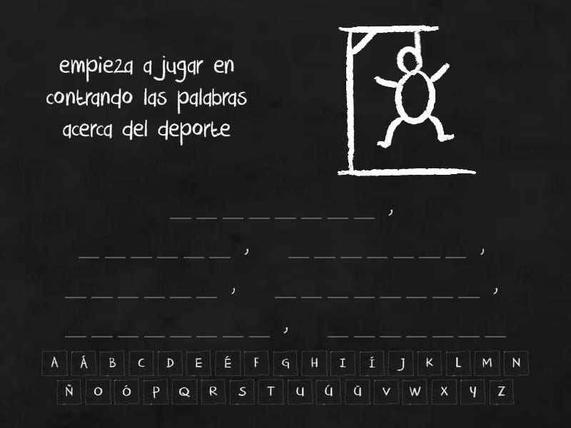 completar la palabra - Hangman